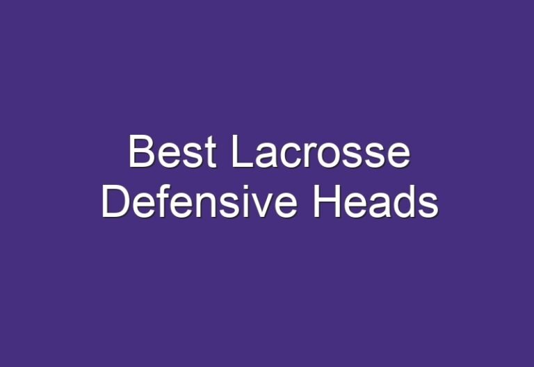 Best Lacrosse Defensive Heads